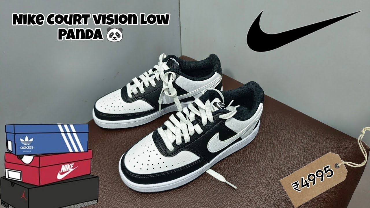 Nike Court vision low Panda - YouTube