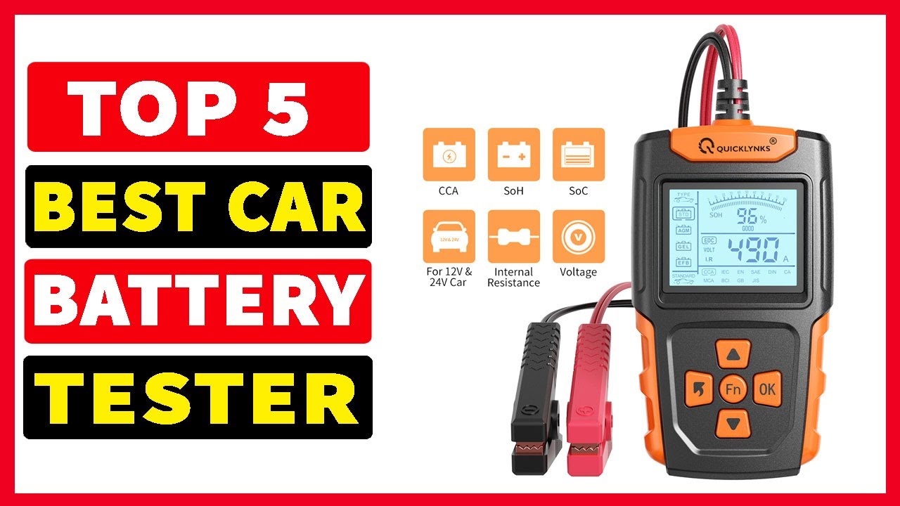 Top 5 Best Car Battery Tester Review In 2024 - YouTube