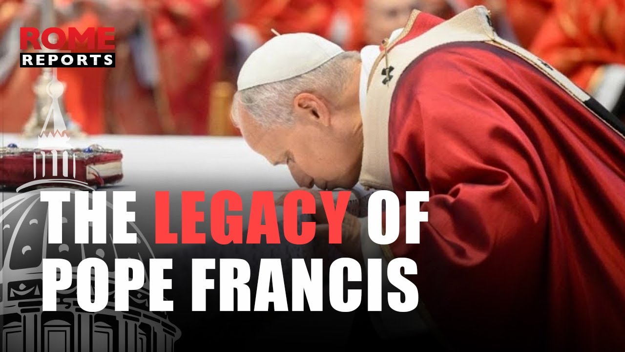 POPE Leo recalls the legacy of Pope FRANCIS during a Mass held in his ...