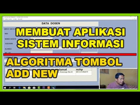 MICROSOFT VISUAL BASIC ALGORITMA TOMBOL TAMBAH PADA FORM DOSEN