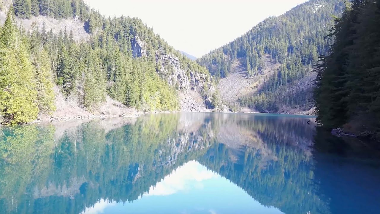 Blue Lakes & Waterfalls | Lower Mainland, Canada | Mavic Pro Drone ...