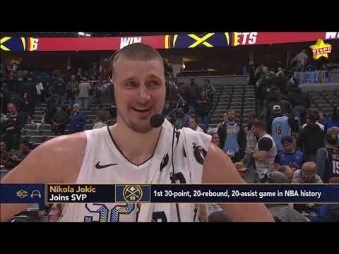 Double-triple-double? Nikola Jokic records first ever 30-20-20 game (31 PTS, 21 REB, 22 AST) vs ...