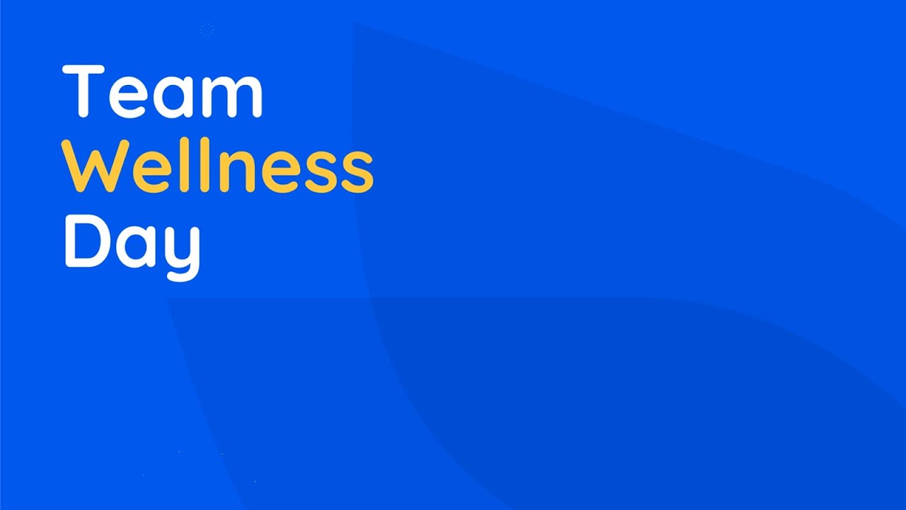 Team Wellness Day Video Template (Editable) - YouTube