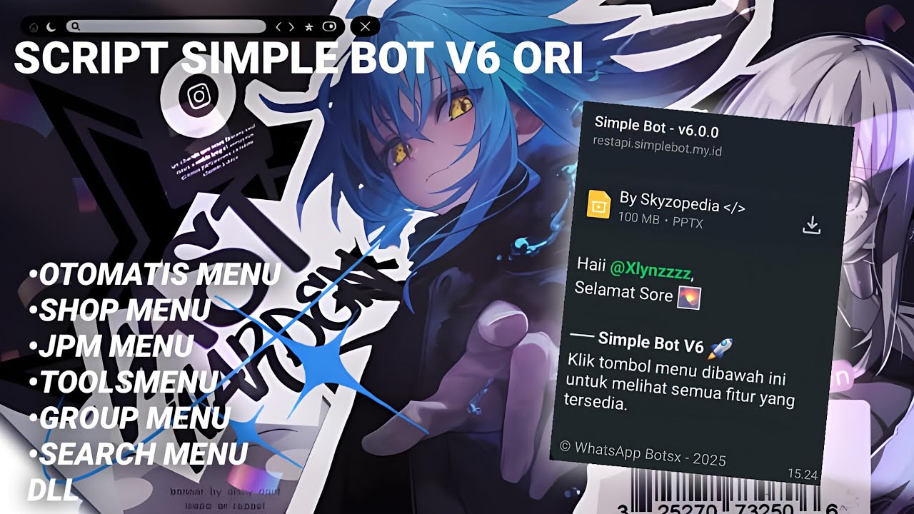 SIMPLE BOTZ V6 NO ENC ORI🎉 - YouTube