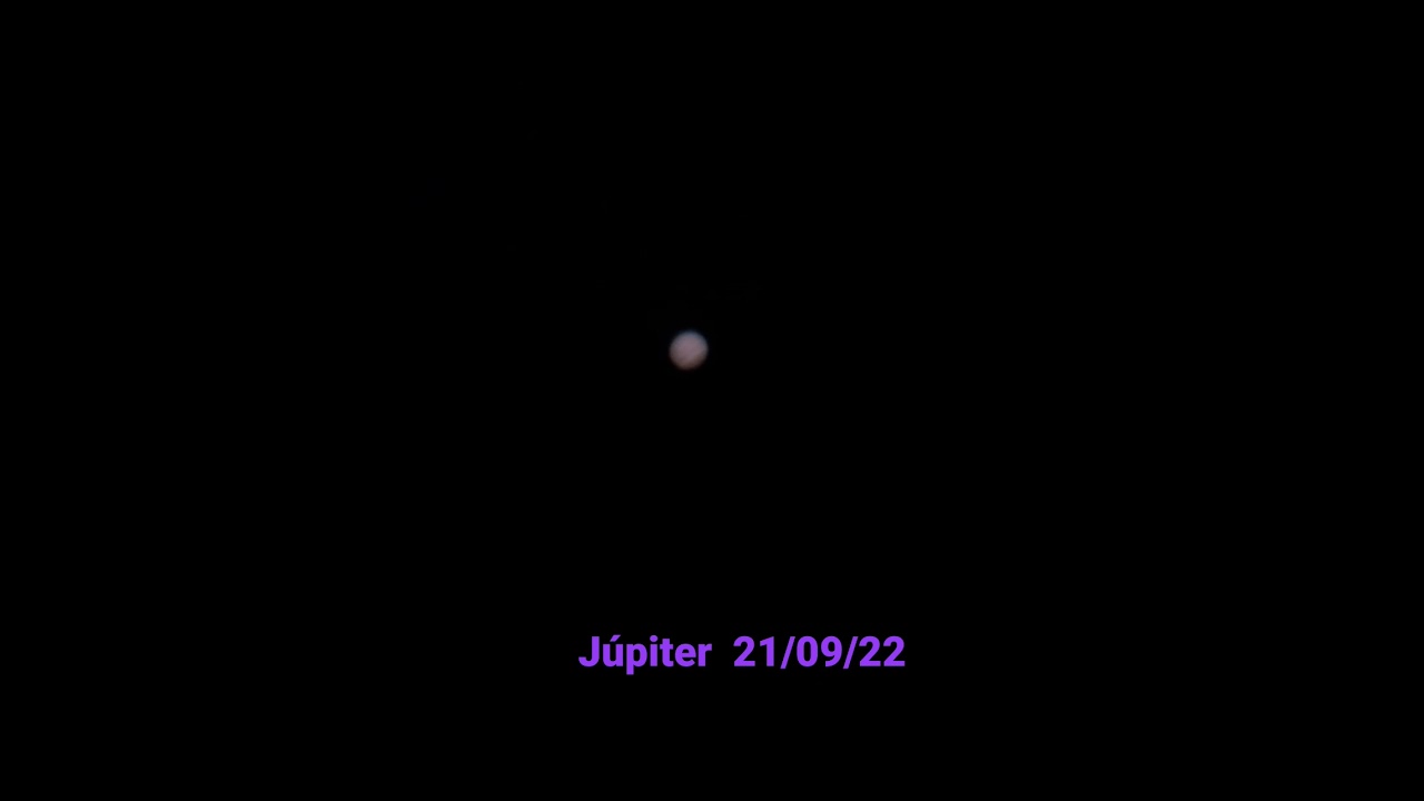 Jupiter usando telescopio celestron nexstar 130 slt lente 6mm y barlow ...