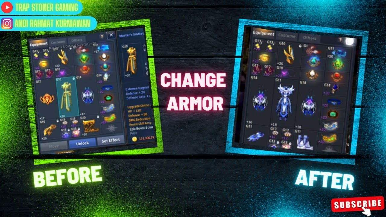 CABAL MOBILE - CHANGE ARMOR "FROM MASTER'S SIG METAL TO MASTER'S ...