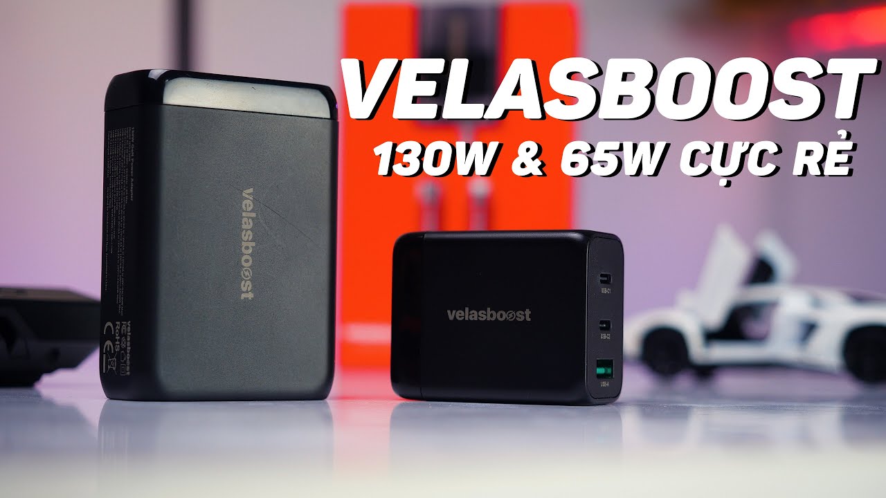 Củ sạc Velasboost 130W và 65W - cực chất lượng mà rẻ hơn cả Baseus ...