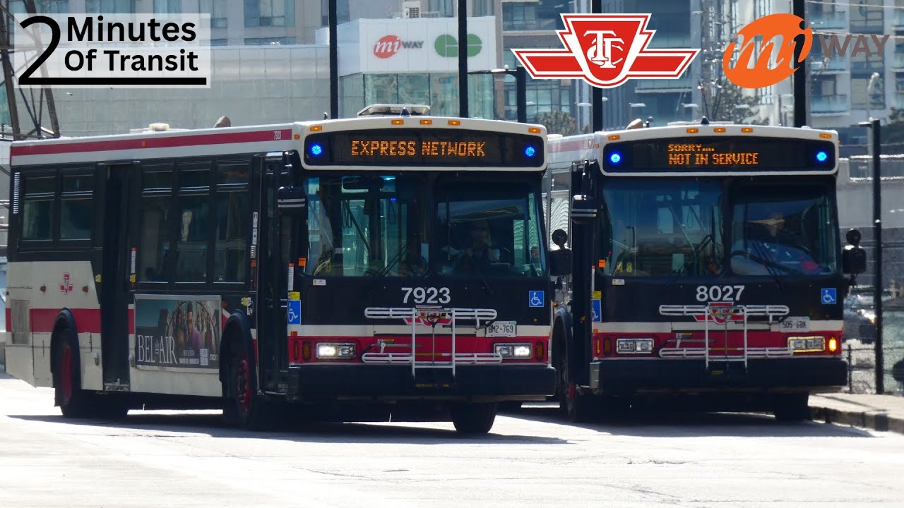 2 Minutes Of Transit | TTC Subway, TTC Buses & MiWay Buses At Kipling ...