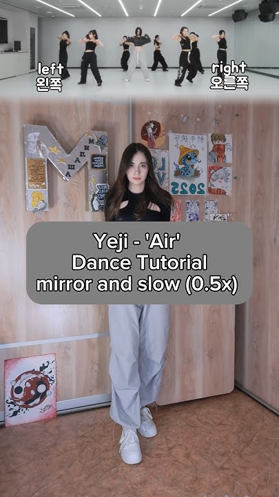 Yeji - 'Air' Dance Tutorial Mirrored #shorts #yeji #AirChallenge #yeji_air #kpopdancetutorial # ...