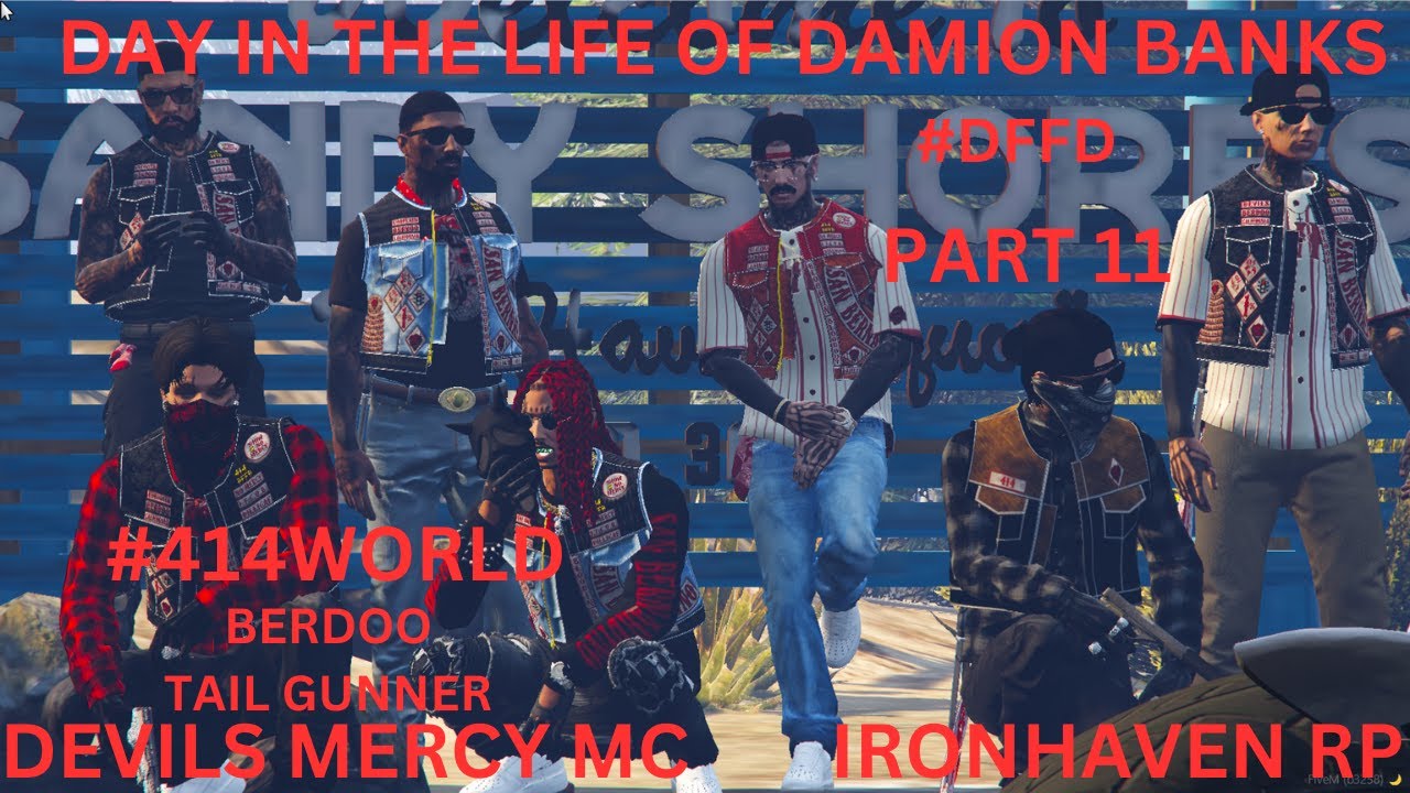DAY IN THE LIFE OF DAMION BANKS PART 11 (IRON HAVEN RP) - YouTube
