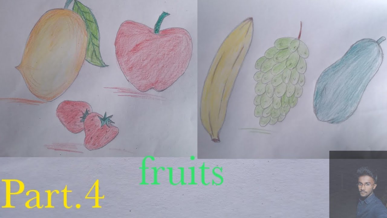 Part.4/colors Pencil Sketch Drawing - YouTube