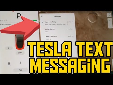Tesla Text Messaging! | Update 2019.40.50.1 - YouTube