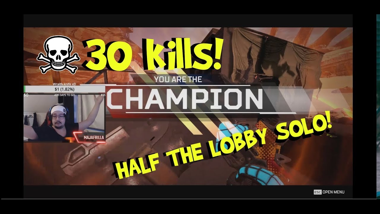 30 SOLO KILLS IN APEX LEGENDS *WORLD RECORD IN DAMAGE* 5,5K by THAIEN ...