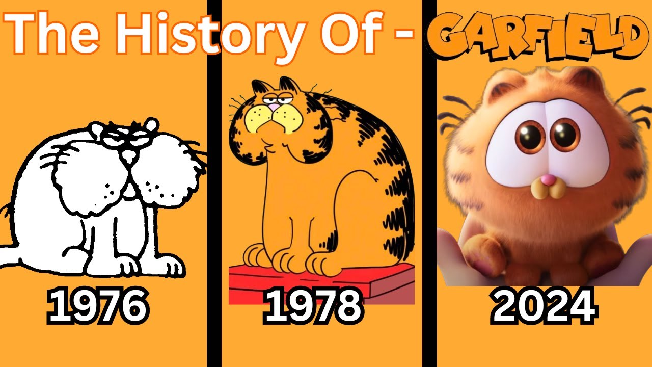 The History And Evolution of - Garfield, Everyone's Favorite Hungry ...