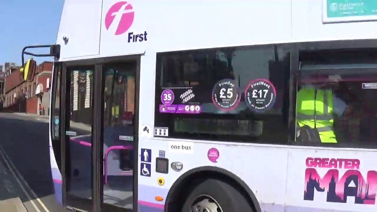 First Bus Going To Oldham Town Centre Transport & Travel - YouTube