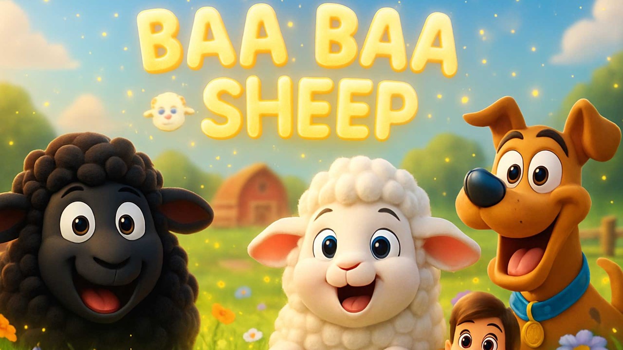 Bye Bye Sheep Family 👋🐑 | Coco, Meko & Scooby Farm Fun Rhymes _02 - YouTube