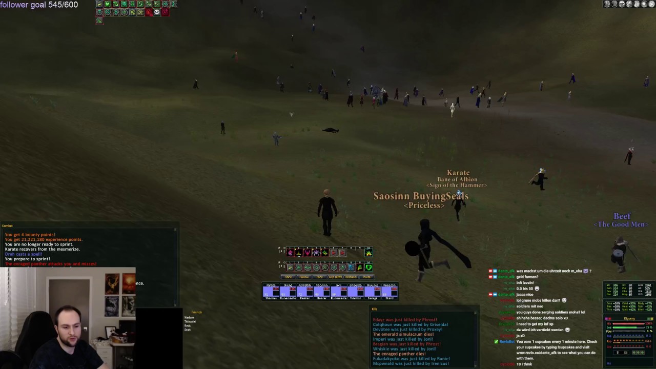 [Uthgard] Dark Age of Camelot - Wiping out 70+ Albs with 3 groups of ...