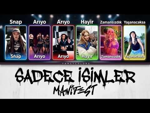 Tüm Manifest Şarkıları Ama Sadece Şarkı İsimleri