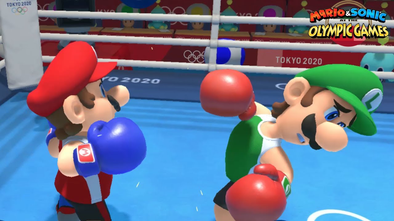 Boxing Very Hard Gameplay Mario & Sonic At The Olympic Games Tokyo 2020 ...