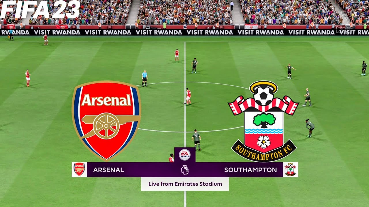 Fifa 23 Arsenal Vs Southampton English Premier League 22 23 Match
