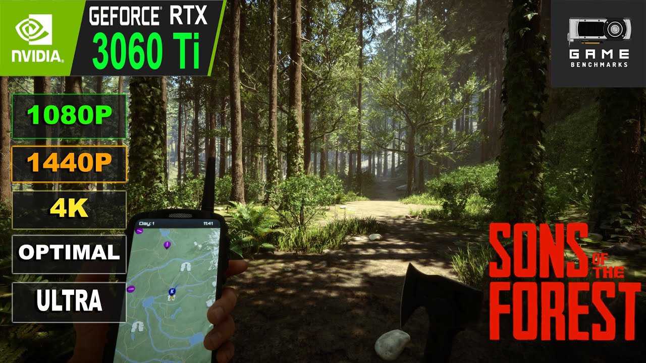 RTX 3060 Ti | SONS OF THE FOREST | Ultra | Optimal Settings Benchmark ...