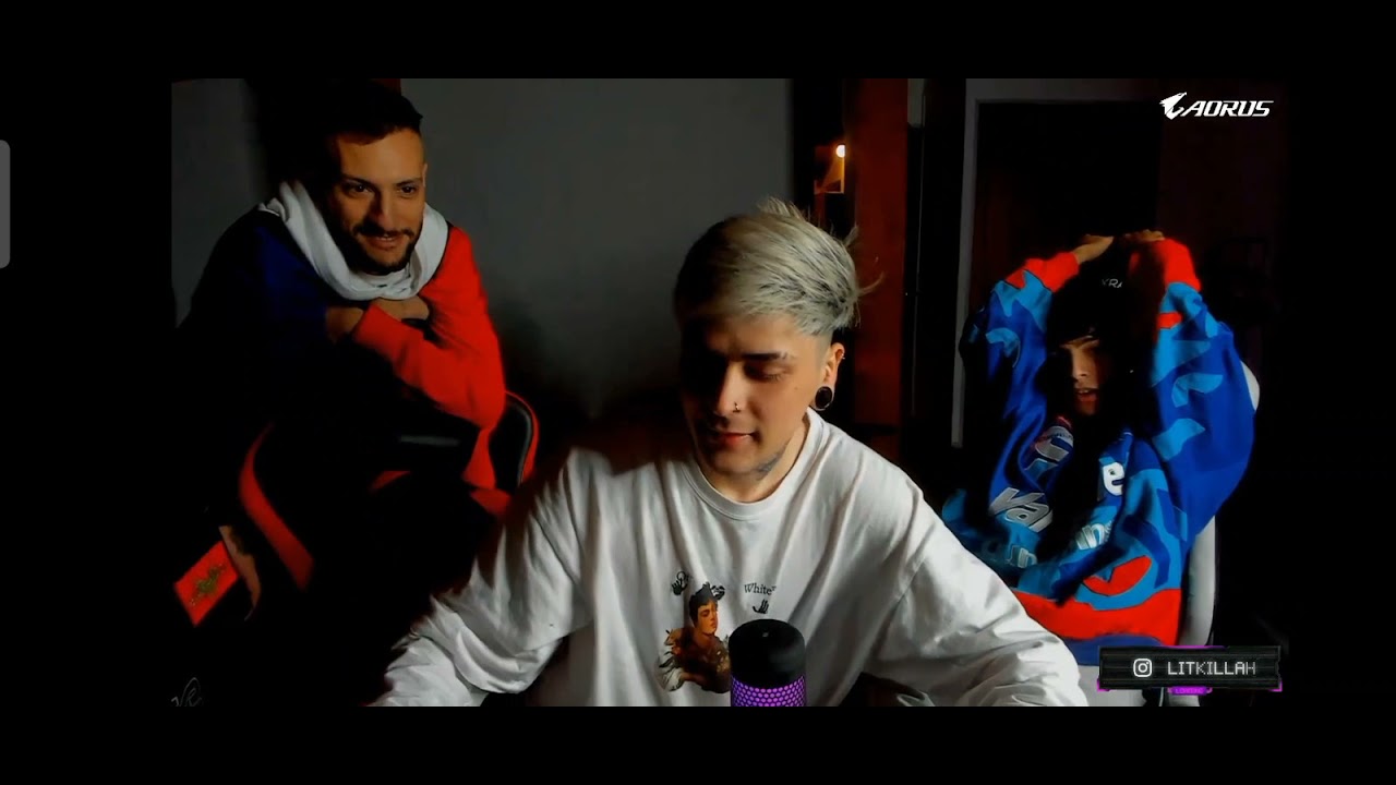 Lit Killah haciendo freestyle sobre un beat dembow a lo Alfa - YouTube