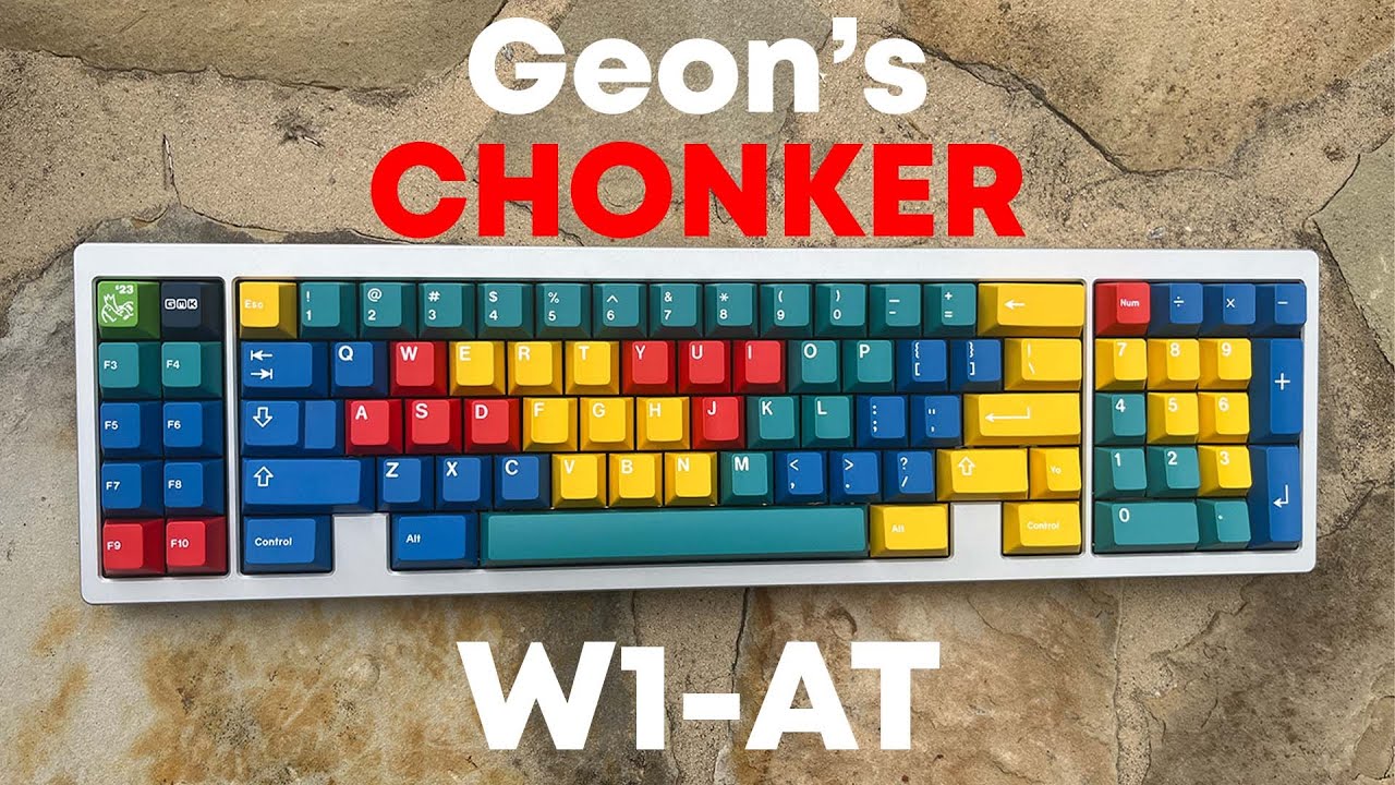 I like my keyboards the long way | W1-AT Review - YouTube