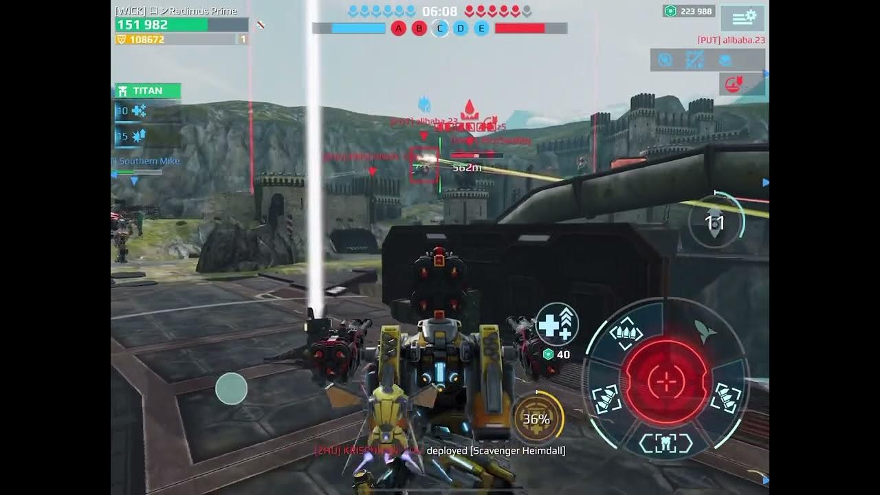 War Robots- Countering Angle Robots with EMP capable Typhon, Murometz, and Whiteout Drones - YouTube