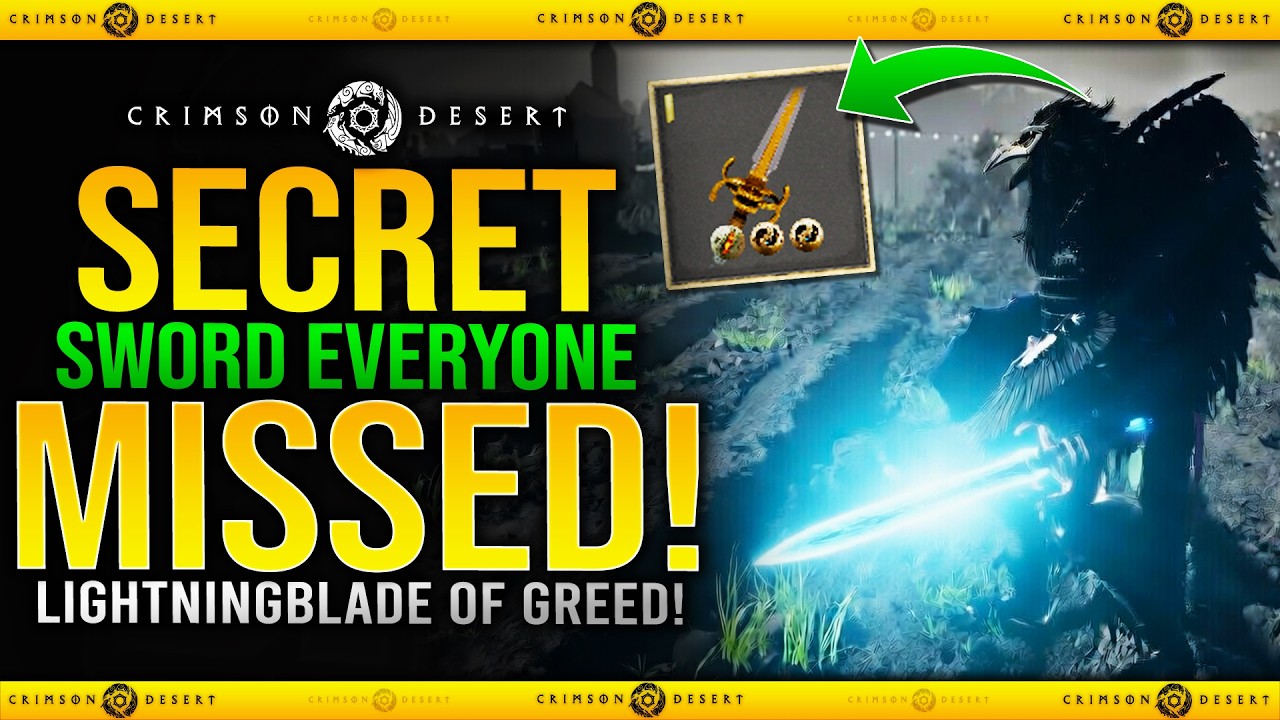 Crimson Desert - How To Get Lightningblade Of Greed - Secret Sword ...