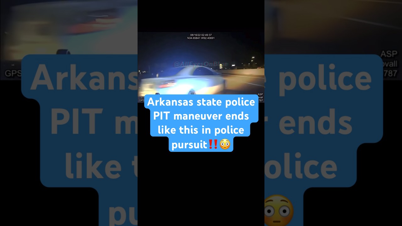 PIT maneuver in police pursuit #cops #viral #trending #policepursuit ...