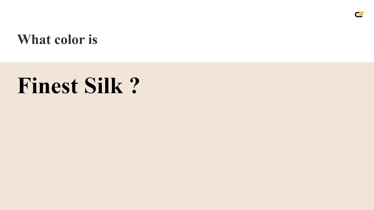 Finest Silk color #f1e5d7 hex Cool Orange color f1e5d7 - YouTube