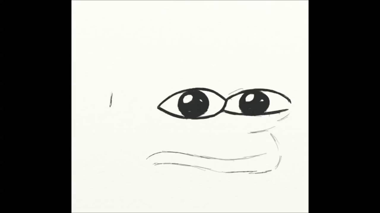 how to draw pepe frog - YouTube