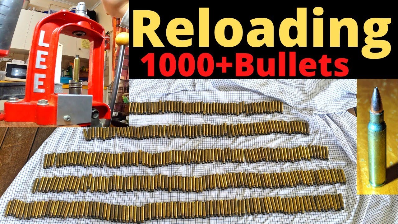 How To Reload Ammo #223 #Lee Reloading - YouTube