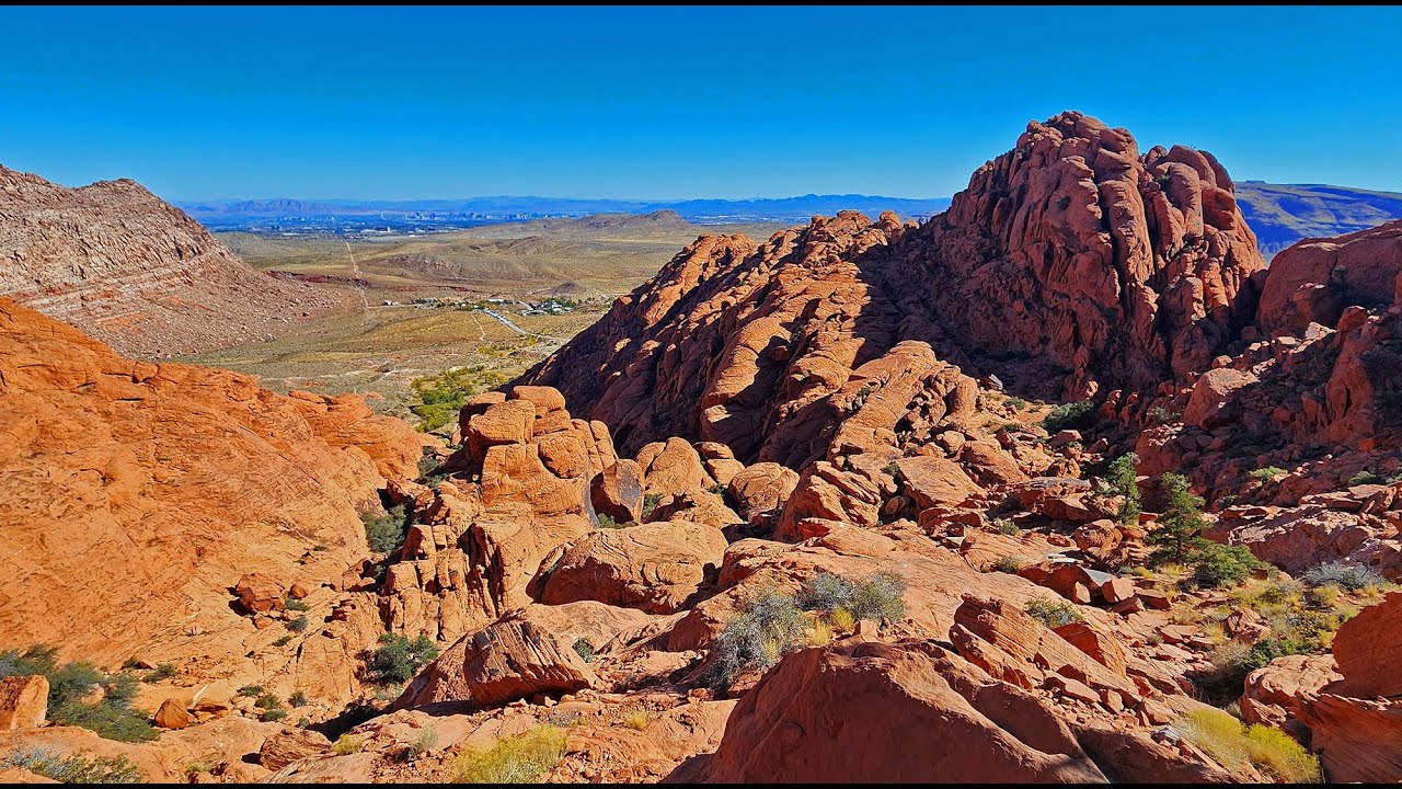 Calico Tanks from Guardian Angel Pass | Calico Basin & Red Rock Canyon ...