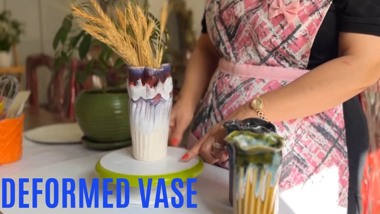 Deformed vase: how to make a deformed vase as a luxury decoration for ...