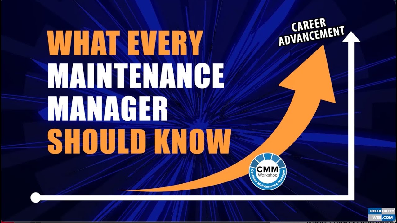 What Every Maintenance Manager Should Know - YouTube