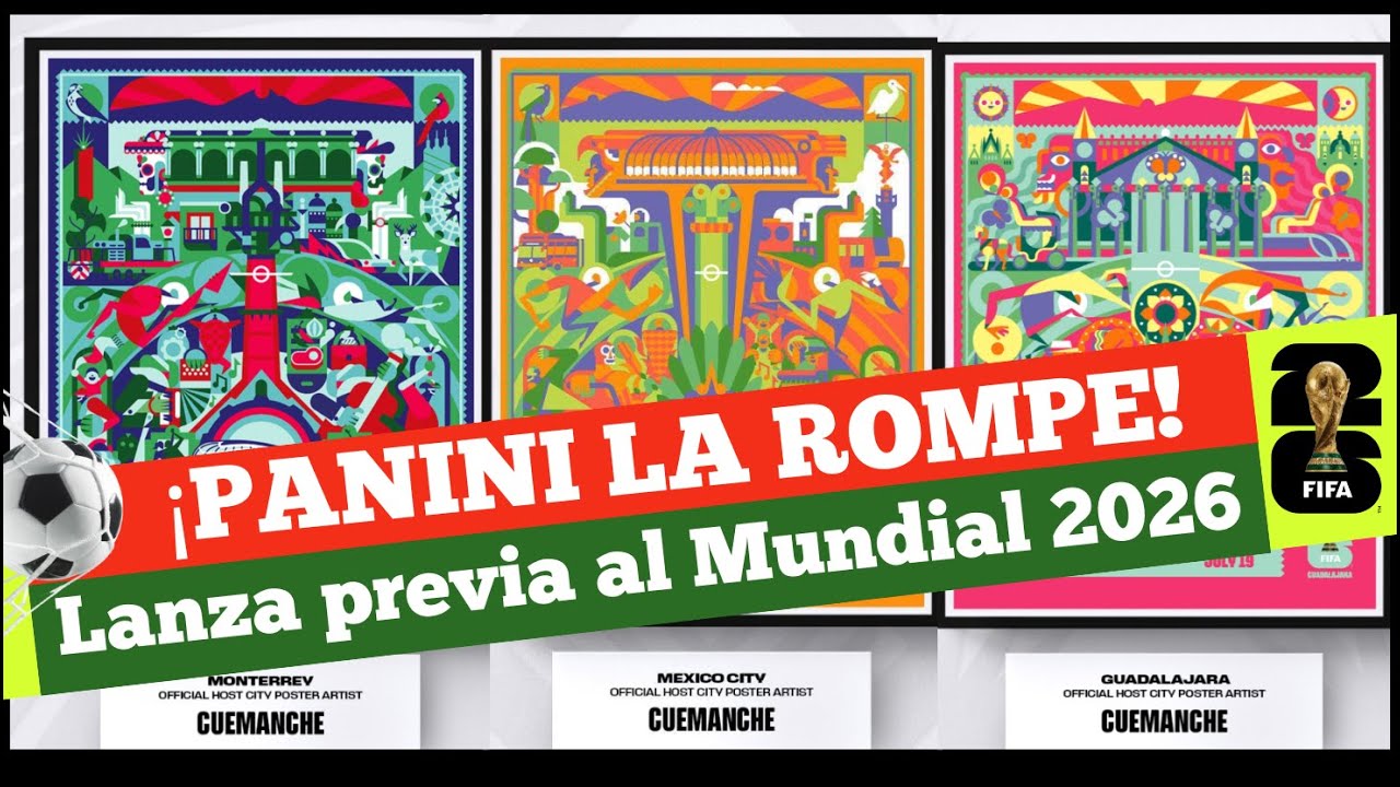 Panini la rompe, lanza previa de su Album para el Mundial de Fútbol ...