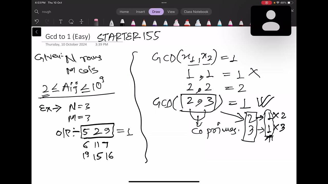 Codechef Editorial [155] - GCD to 1 (Easy) - YouTube