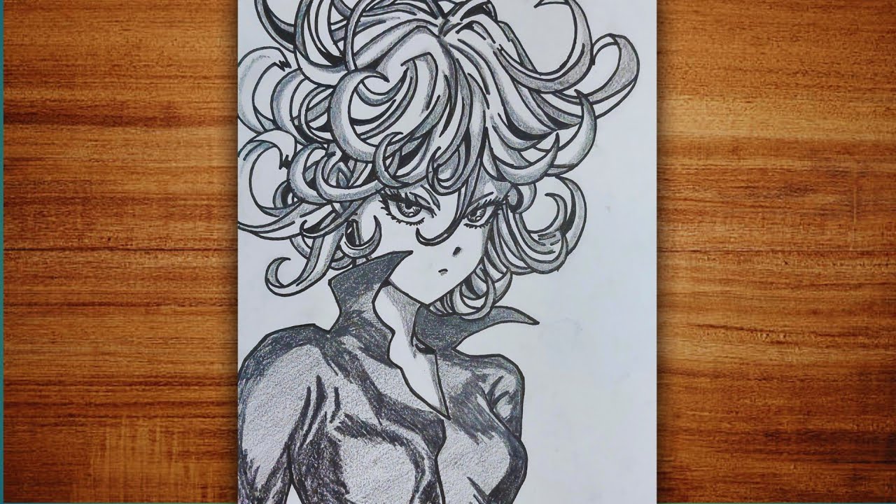 How to draw Tatsumaki | One Punch Man | Step by step - YouTube