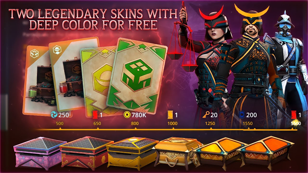 Two legendary skins with deep color for free in shadow fight 3 | how to ...