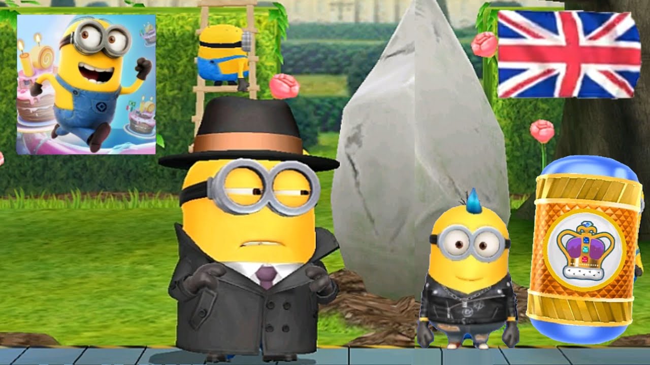Despicable me Minion rush Back to the UK special mission Spy minion ...