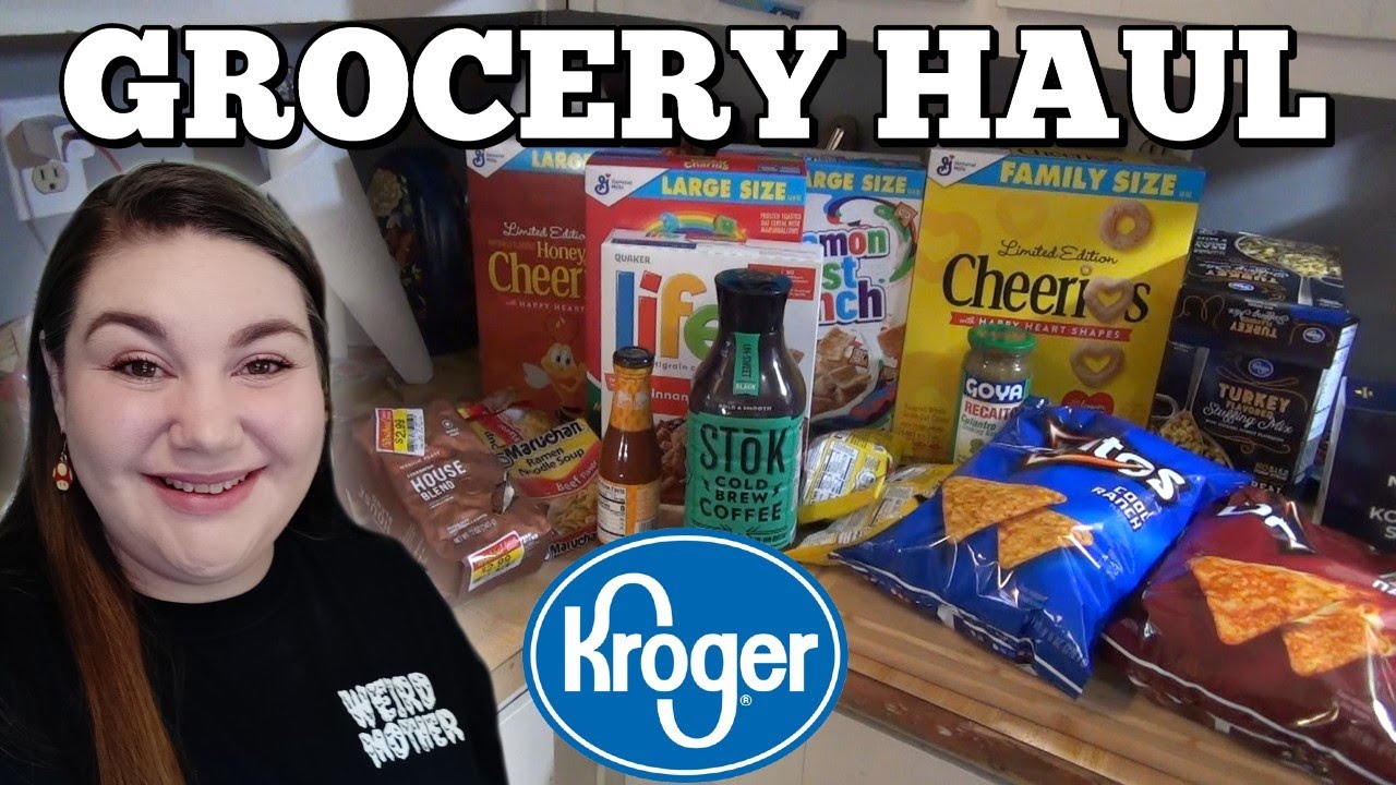 BONUS FILL-IN GROCERY HAUL | Kroger - YouTube