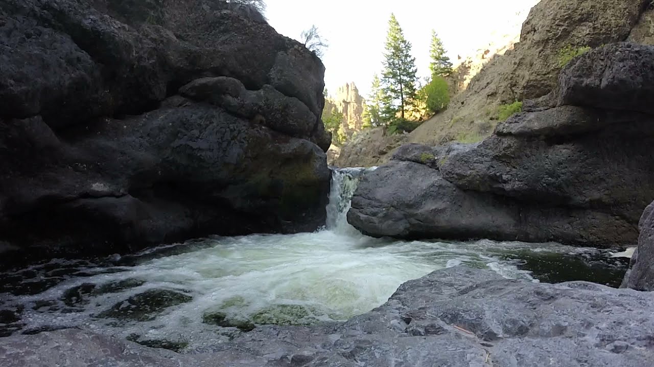 Tranquille river canyon plungepool. Kamloops, B.C. Canada. - YouTube