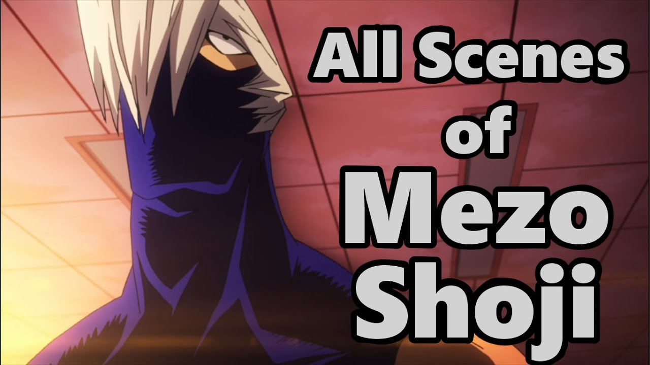 'All' Scenes of Mezo Shoji in Season 1 (BNHA) - YouTube