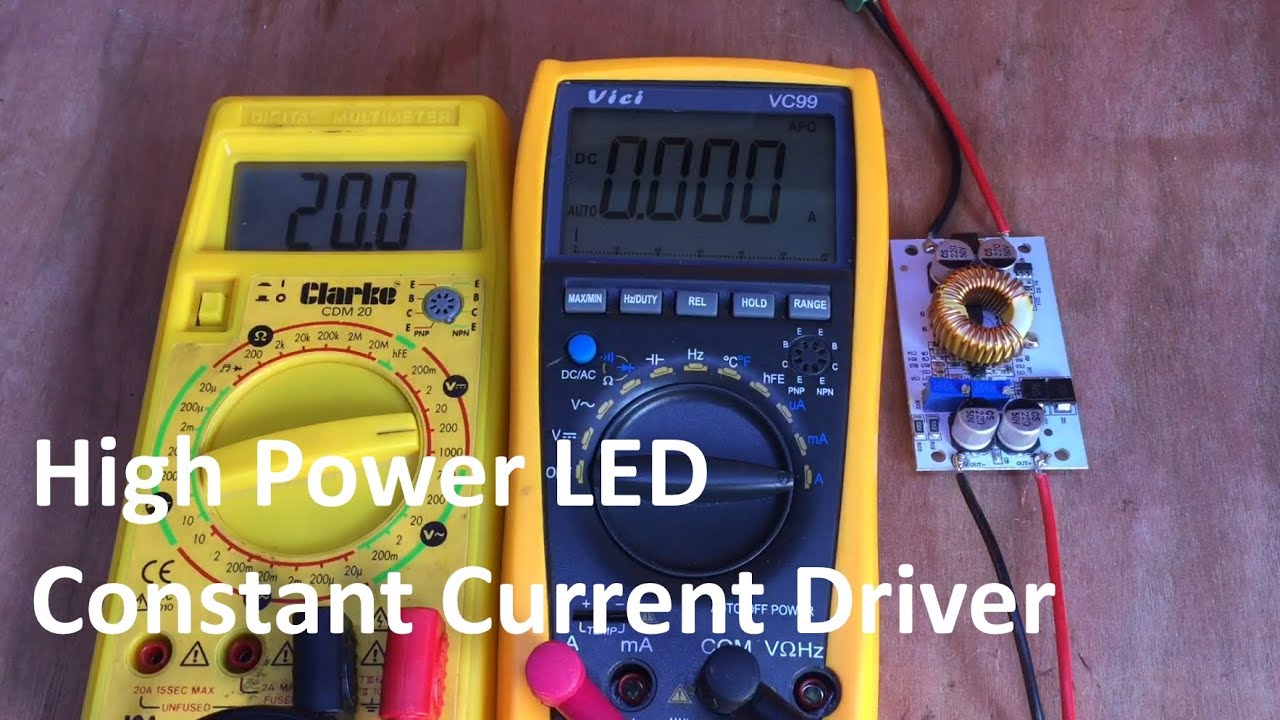 High Power LED Driver - 12v Solar Shed - YouTube
