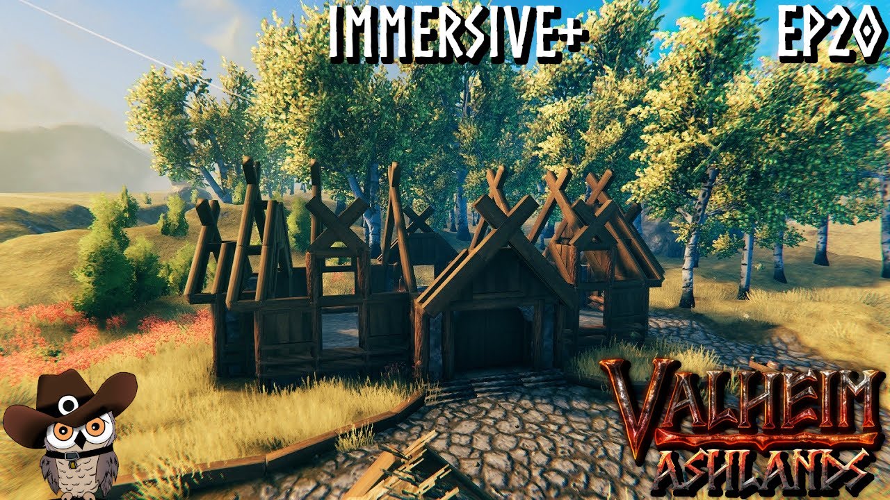 Setting Up In The Plains Biome!! | Valheim Immersive+ | Ep20 - YouTube