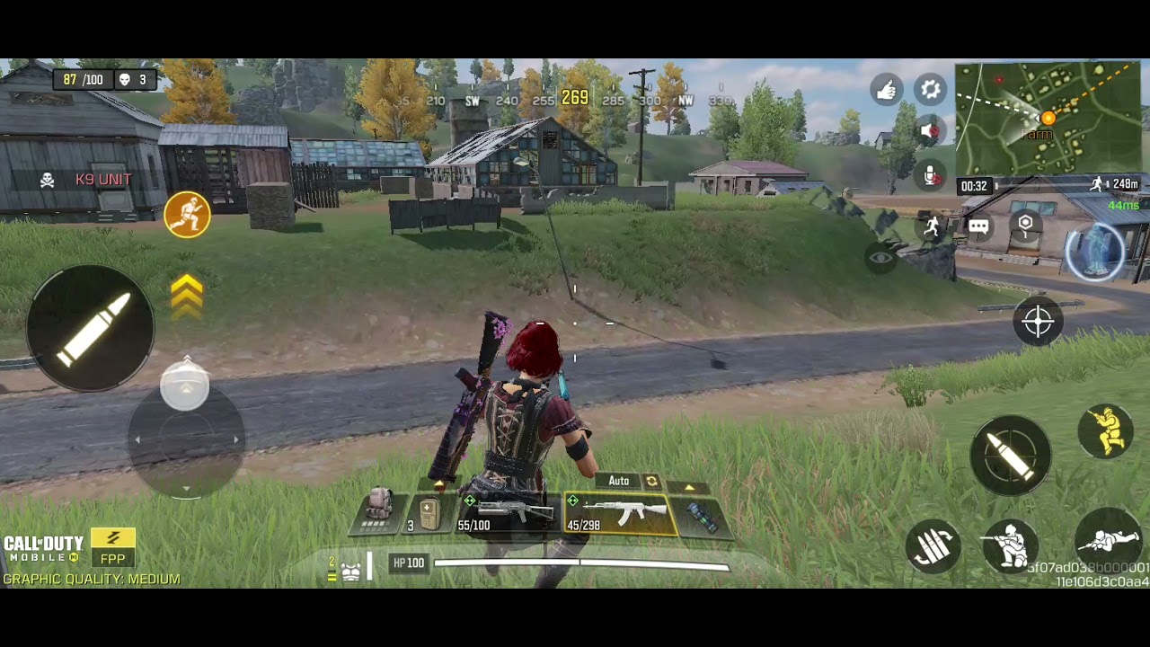 Codm mobile battle royale fight at the farm again 4kills - YouTube