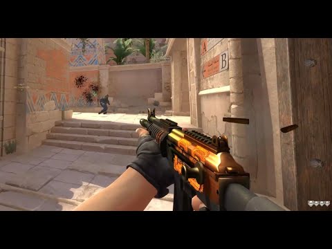 A Golden Galil? Amber Fade Sticker Craft In-game Demo - YouTube