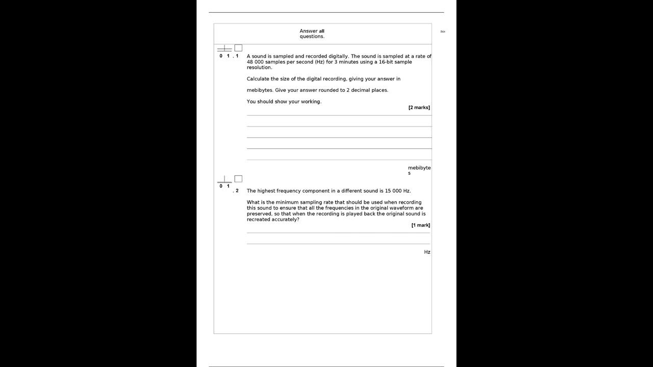 AQA A level COMPUTER SCIENCE Paper 2 JUNE 2023 QUESTION PAPER - YouTube