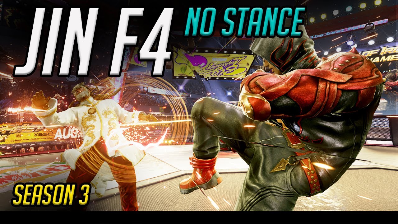 Jin f4 Combo Explained - No Stance Cancel (Tekken 7 season 3) - YouTube